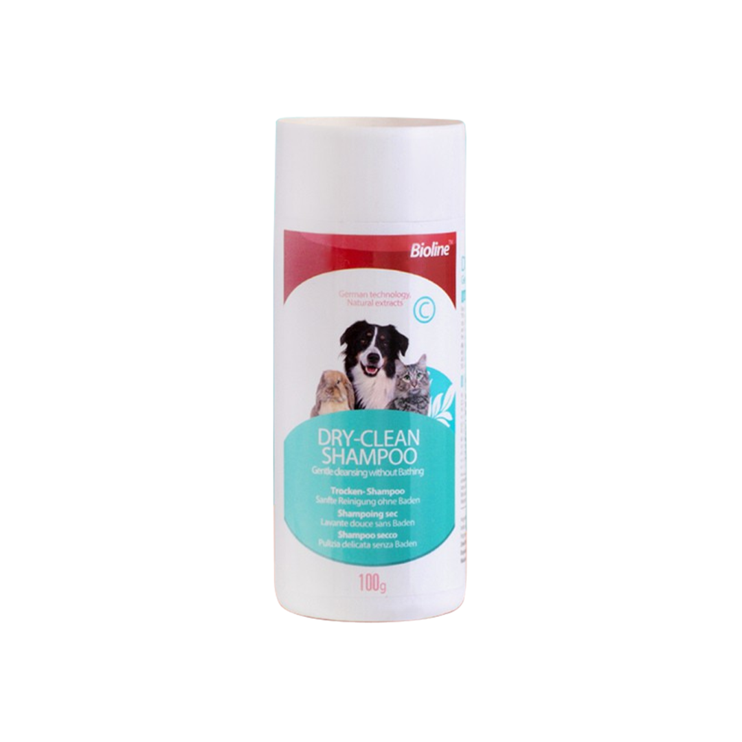 Bioline Dry Shampoo Powder for Cat and Dog 100g - Petstories