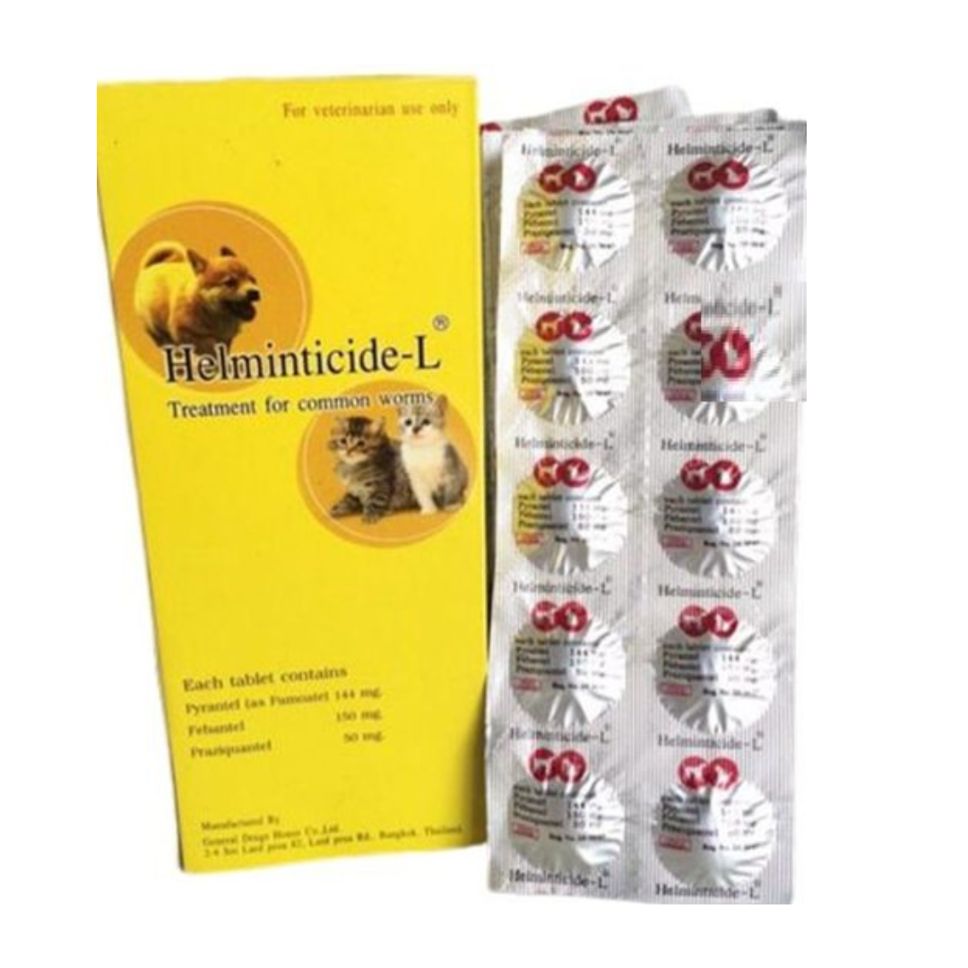 Helminticide-L Deworming Tablet for Dog and Cat 1pc - Petstories